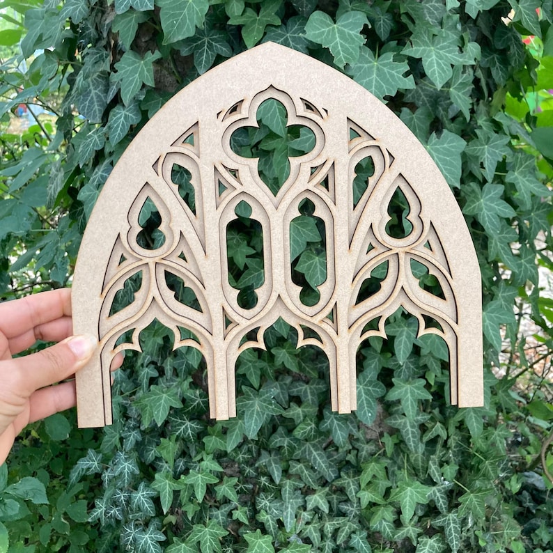 Cathedral Arch Wall Decor, Church Medieval Tracery Arch Decoration - Etsy
