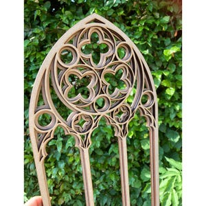 Cathedral Window Frame, Gothic Tracery Laser Cut Diy Hhome Decor Panel ...