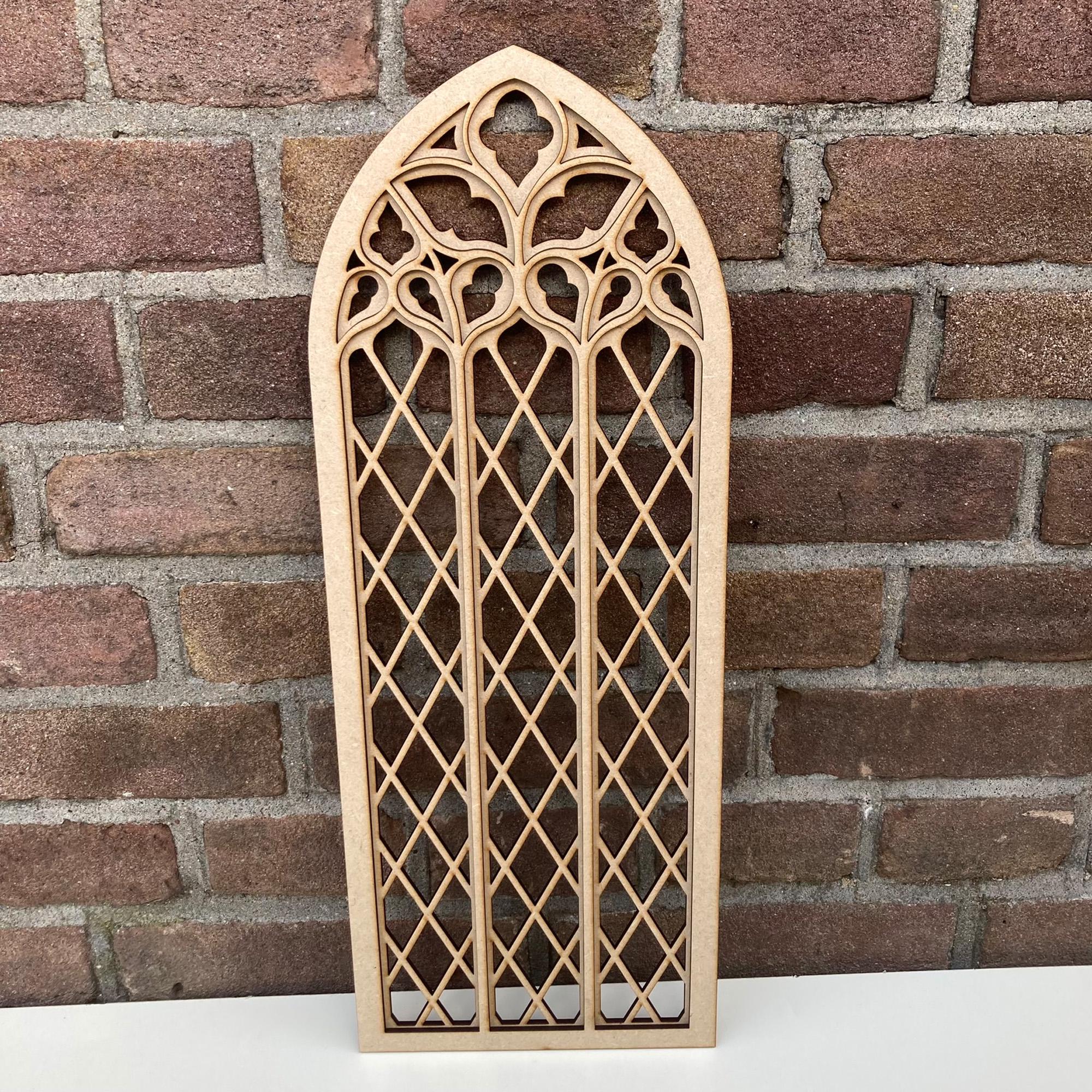 Wall Decor, Gothic Tracery Home Decor, Cathedral Window, Gothic Revival ...