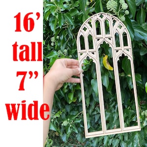 Gothic Revival Wall Decor, Church Window DIY Kit - Etsy