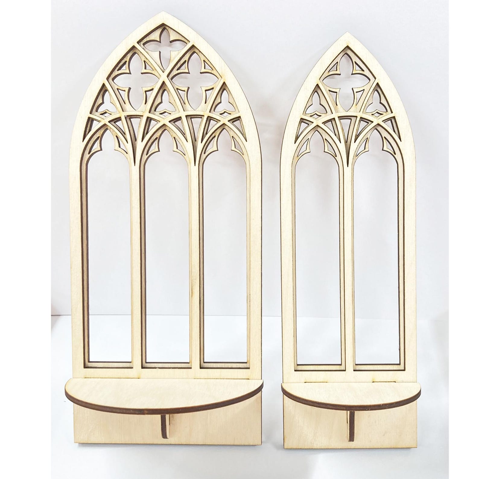 Gothic Arch Wall Shelf DIY Kit: Religious Home Decor, Catholic Shrine ...
