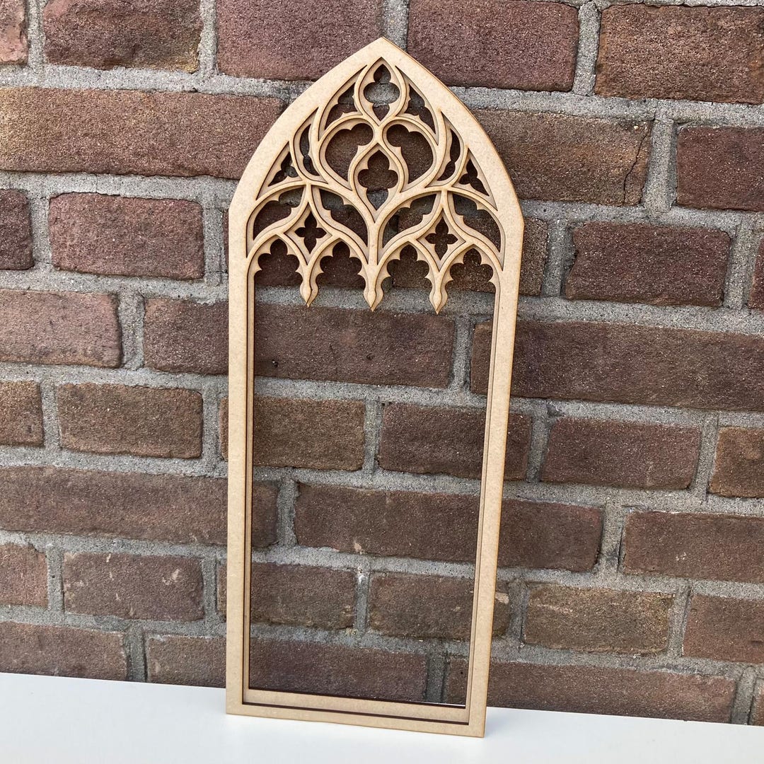 Gothic Tracery Home Decor, Cathedral Window Wall Decor DIY - Etsy