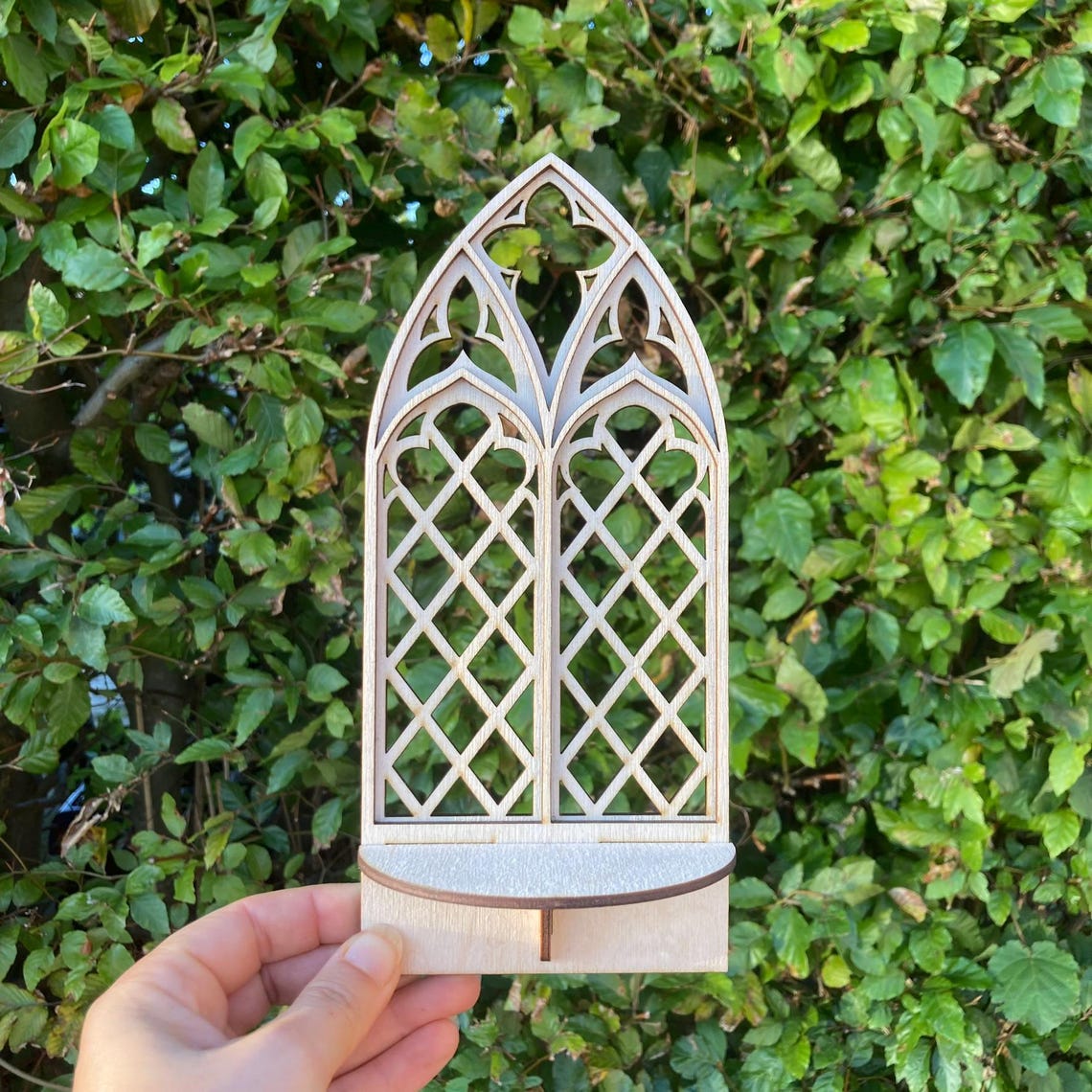 Gothic Arch Wall Shelf: DIY Cathedral Decor, Prayer Altar - Etsy