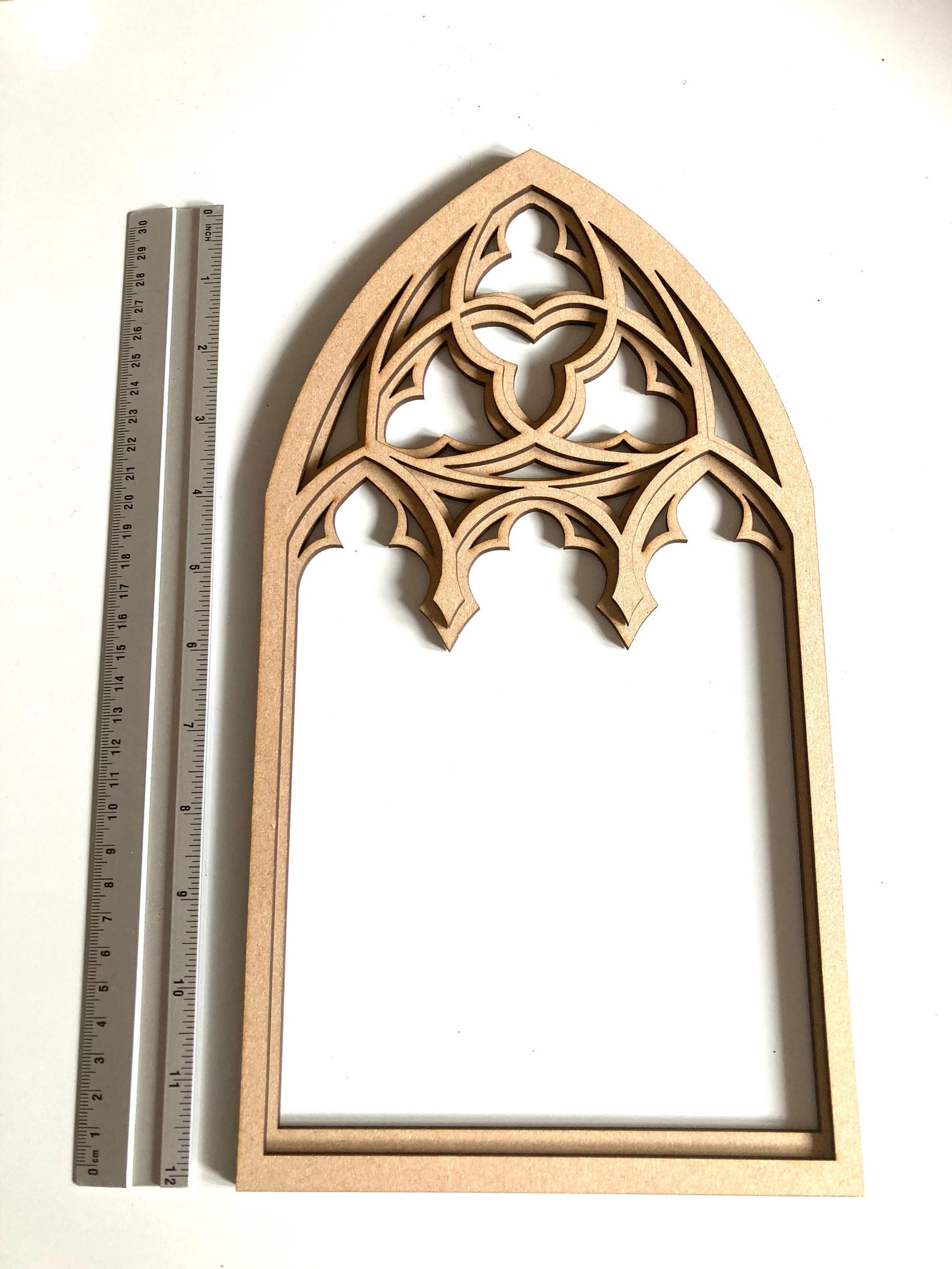 Wall Decor, Gothic Tracery Home Decor, Cathedral Window, Victorian Goth ...