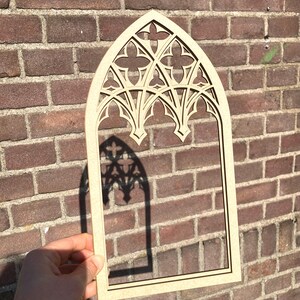 Wall Decor, Gothic Tracery Home Decor, Cathedral Window, Victorian Goth ...