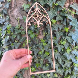 Gothic Cathedral Window Book Shelf Decor, Book Nook Decor, Fantasy Book ...