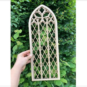 Wall Decor, Gothic Tracery Home Decor, Cathedral Window, Gothic Revival ...