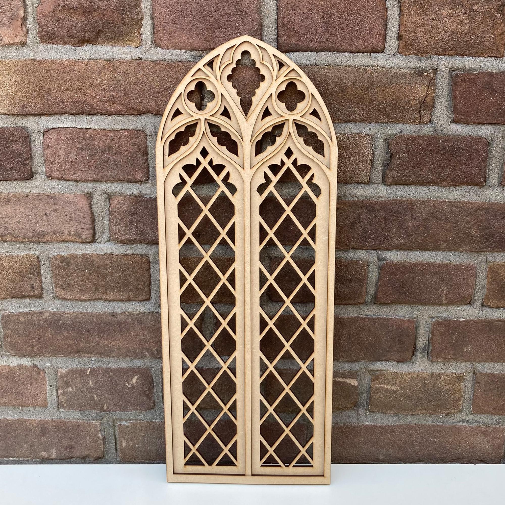 Wall Decor, Gothic Tracery Home Decor, Cathedral Window, Victorian Goth ...