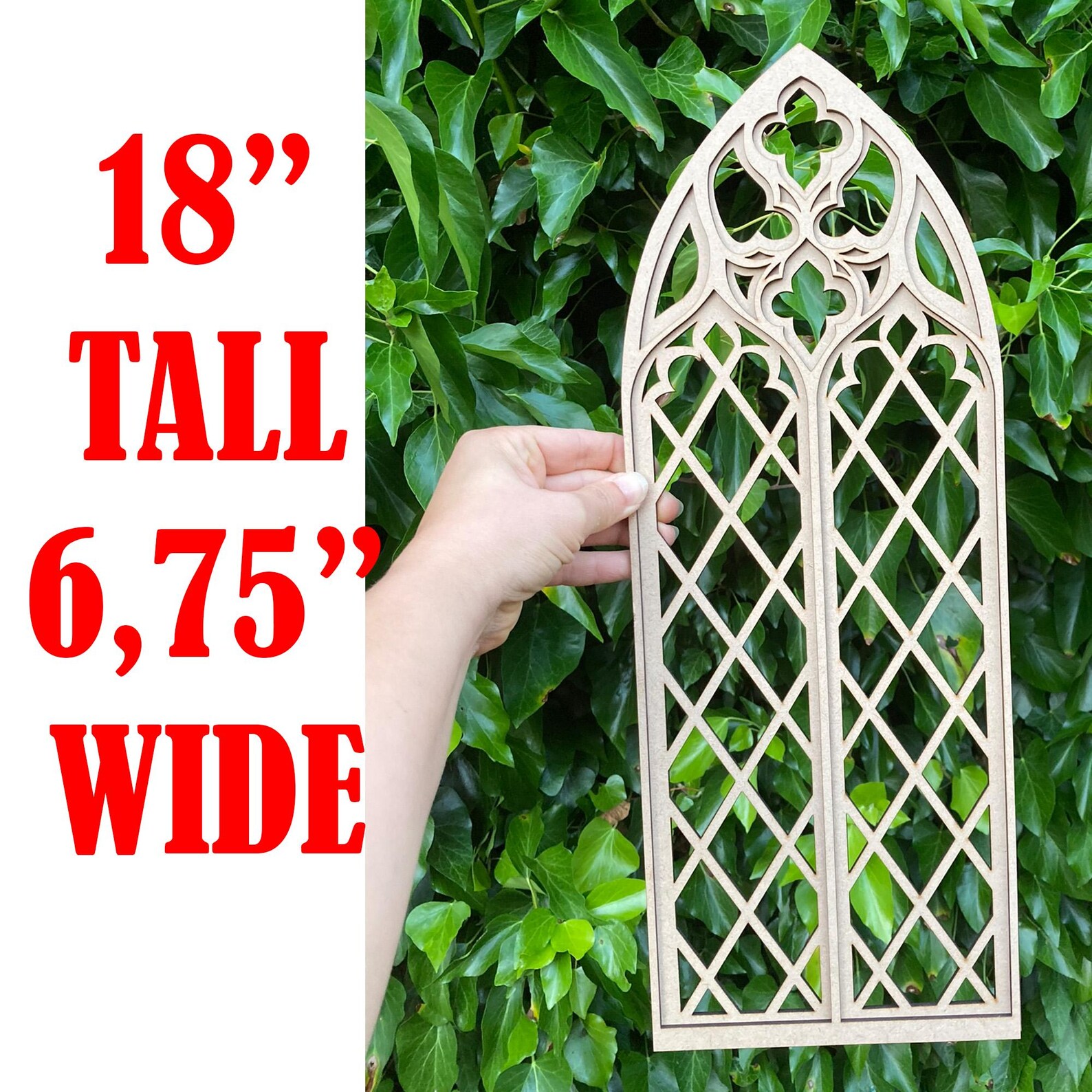Wall Decor, Gothic Tracery Home Decor, Cathedral Window - Etsy