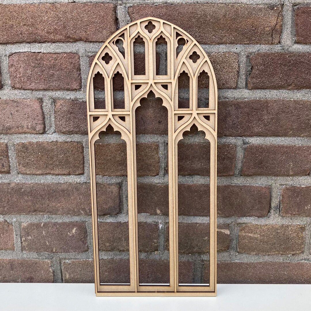 Gothic Revival Wall Decor, Church Window DIY Kit - Etsy