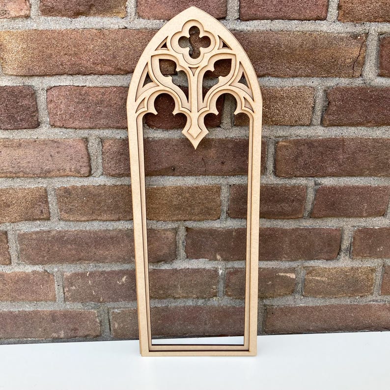 Wall Decor, Gothic Tracery Home Decor, Cathedral Window, Victorian Goth ...