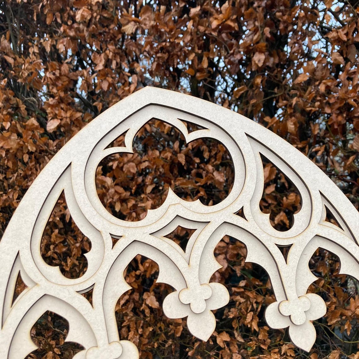 Large Gothic Arch Wall Hanging, Cathedral Window , Gthic Revival Home ...
