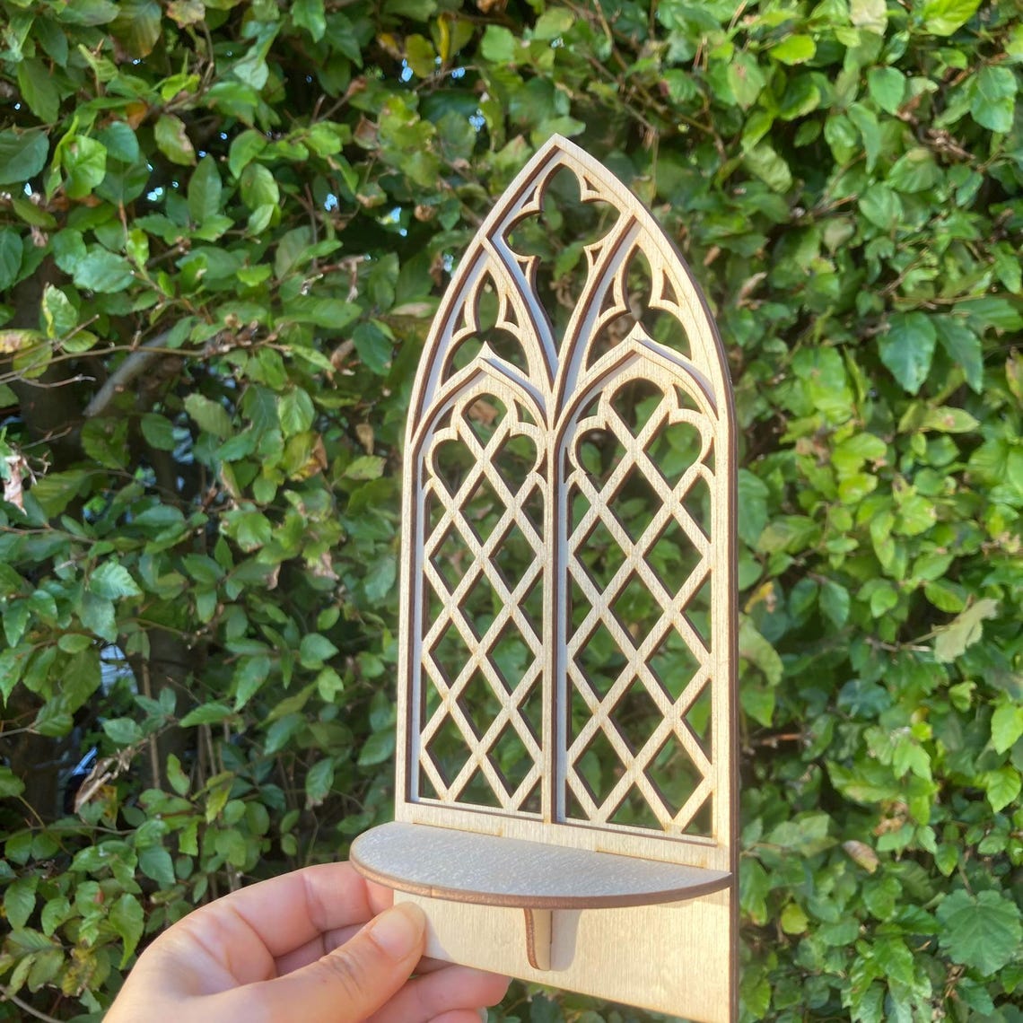 Gothic Arch Wall Shelf: DIY Cathedral Decor, Prayer Altar - Etsy