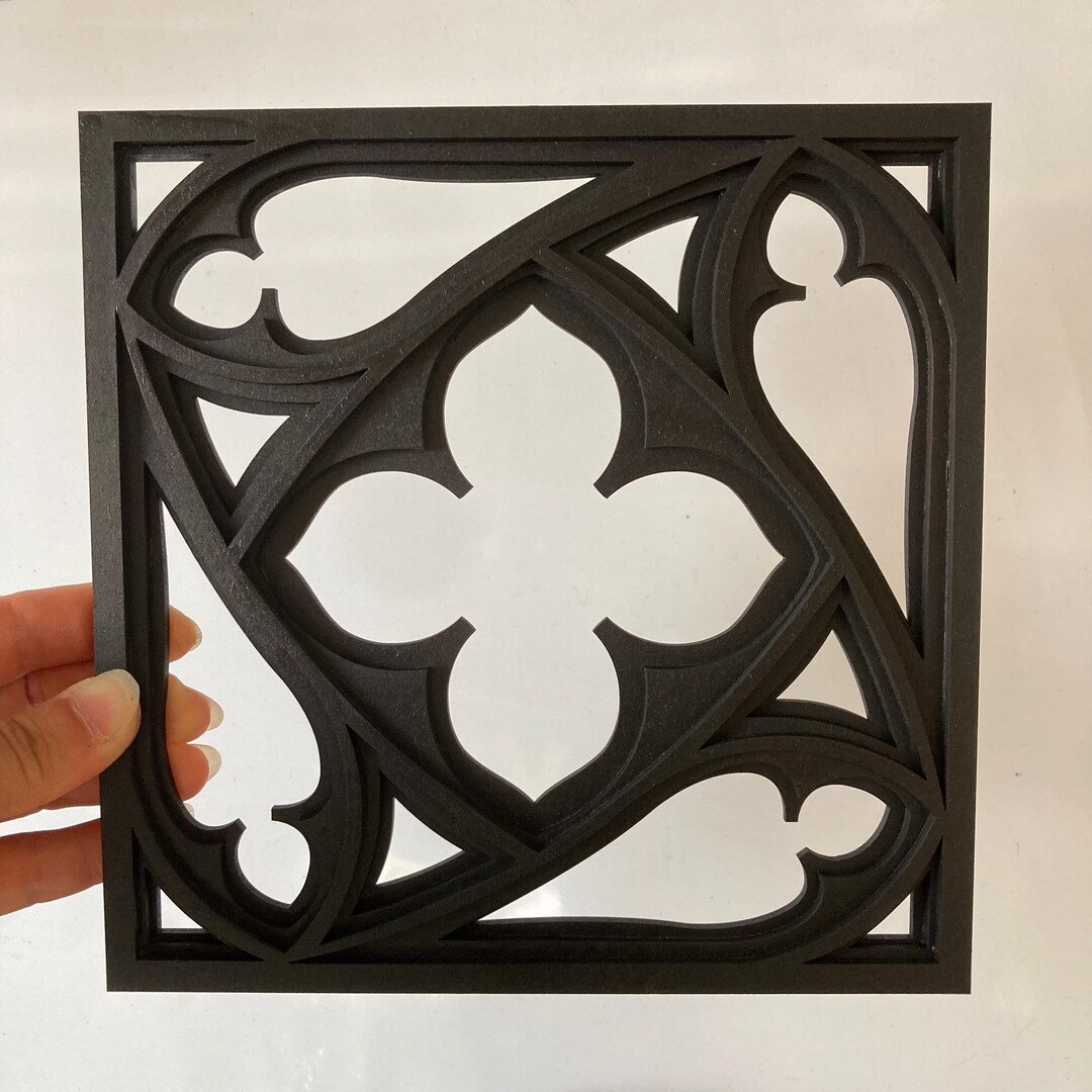 Gothic Tracery Wall Decor, Cathedral Window Deciration, Teacery Panel ...