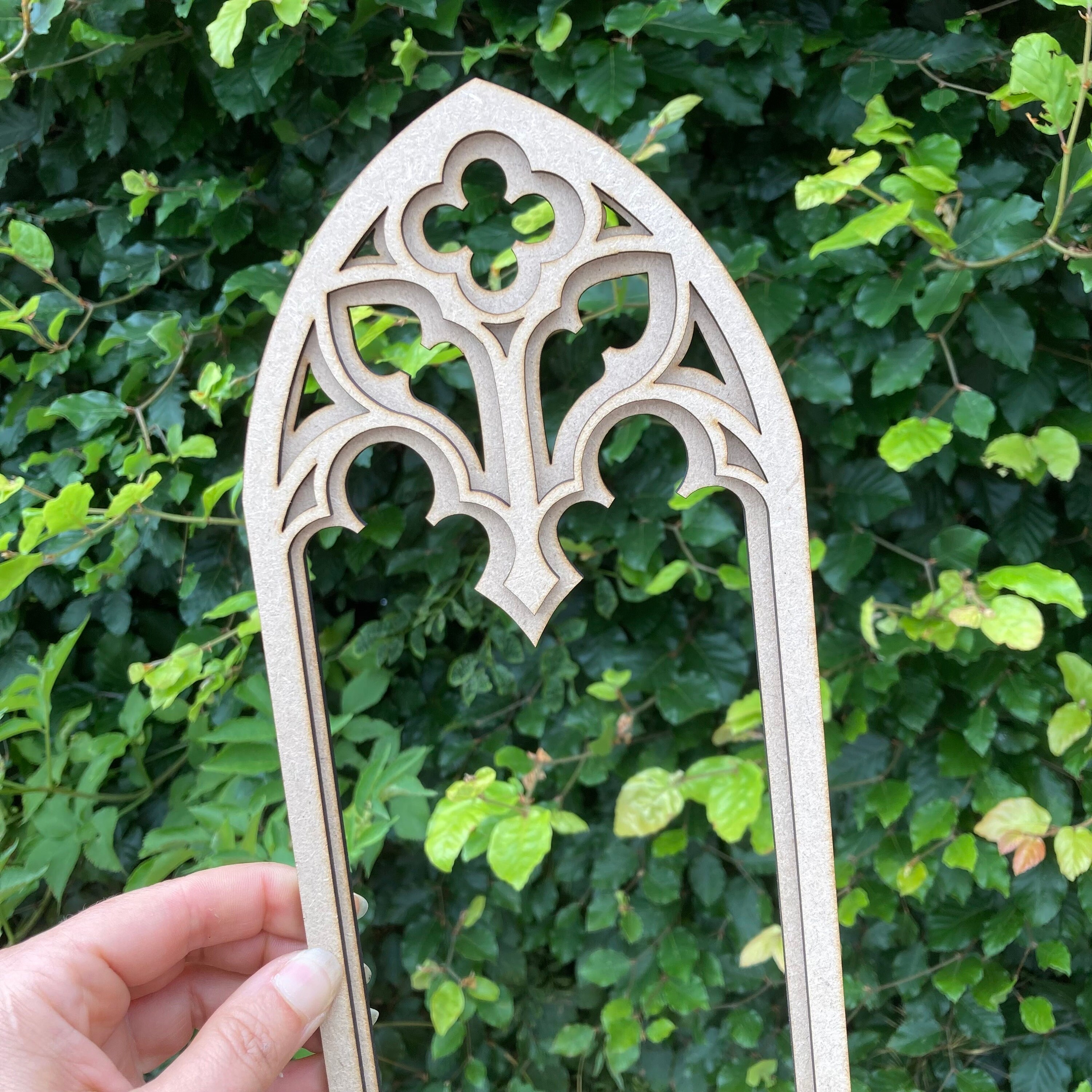 Wall Decor, Gothic Tracery Home Decor, Cathedral Window, Gothic Revival ...