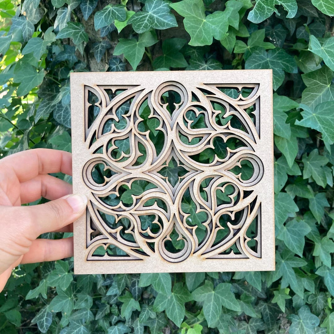 Gothic Tracery Wall Decor, Cathedral Window Deciration, Teacery Panel ...