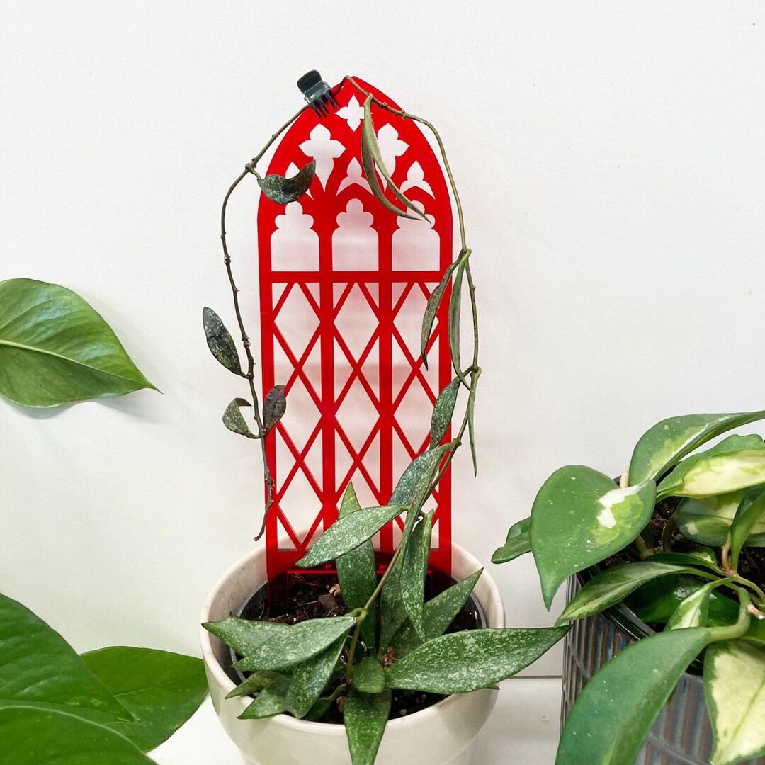 Gothic Plant Trellis, Plant Support, Plant Lover Gift, Plant Stake ...