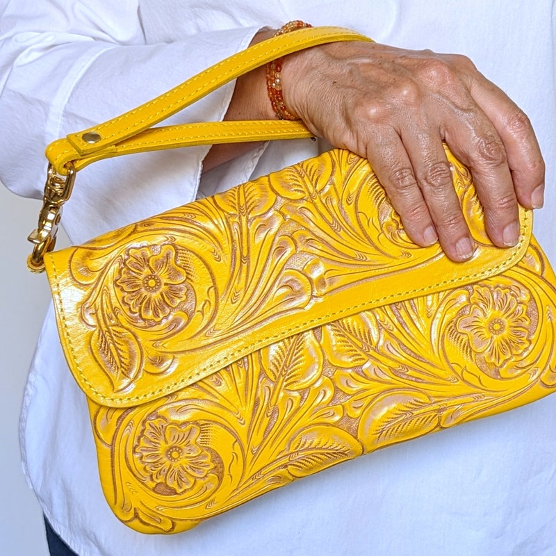 Yellow Clutch Bag - Etsy