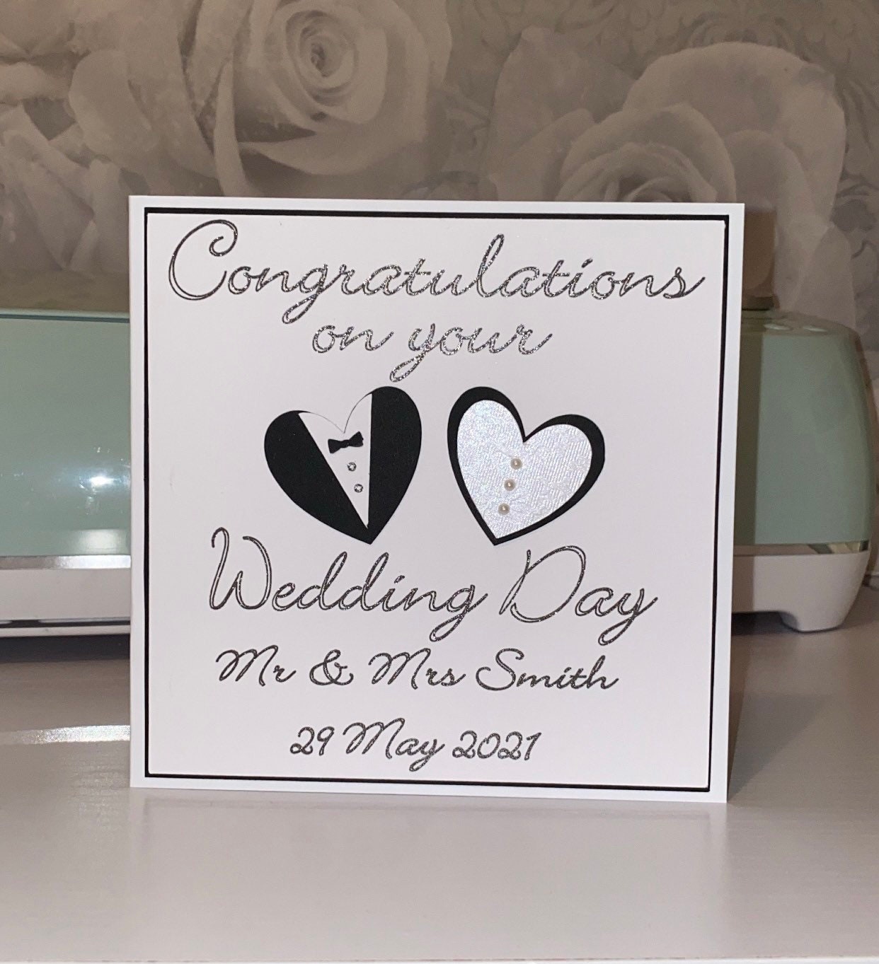 Congratulations on Your Wedding Day Card Wedding Card Handmade Wedding ...