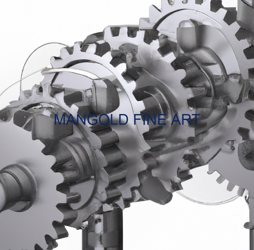 Engineering Design, 3D Render of Gears, Bundle of 5, Download and Print ...