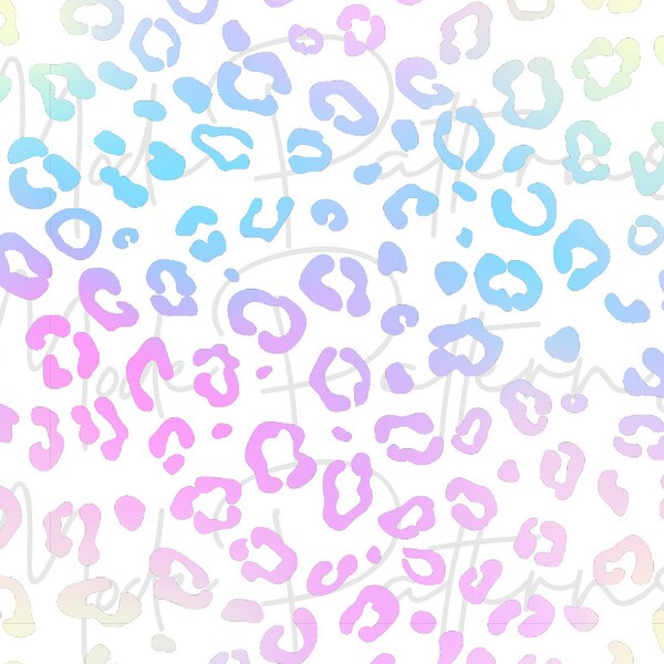 Rainbow Leopard - Etsy