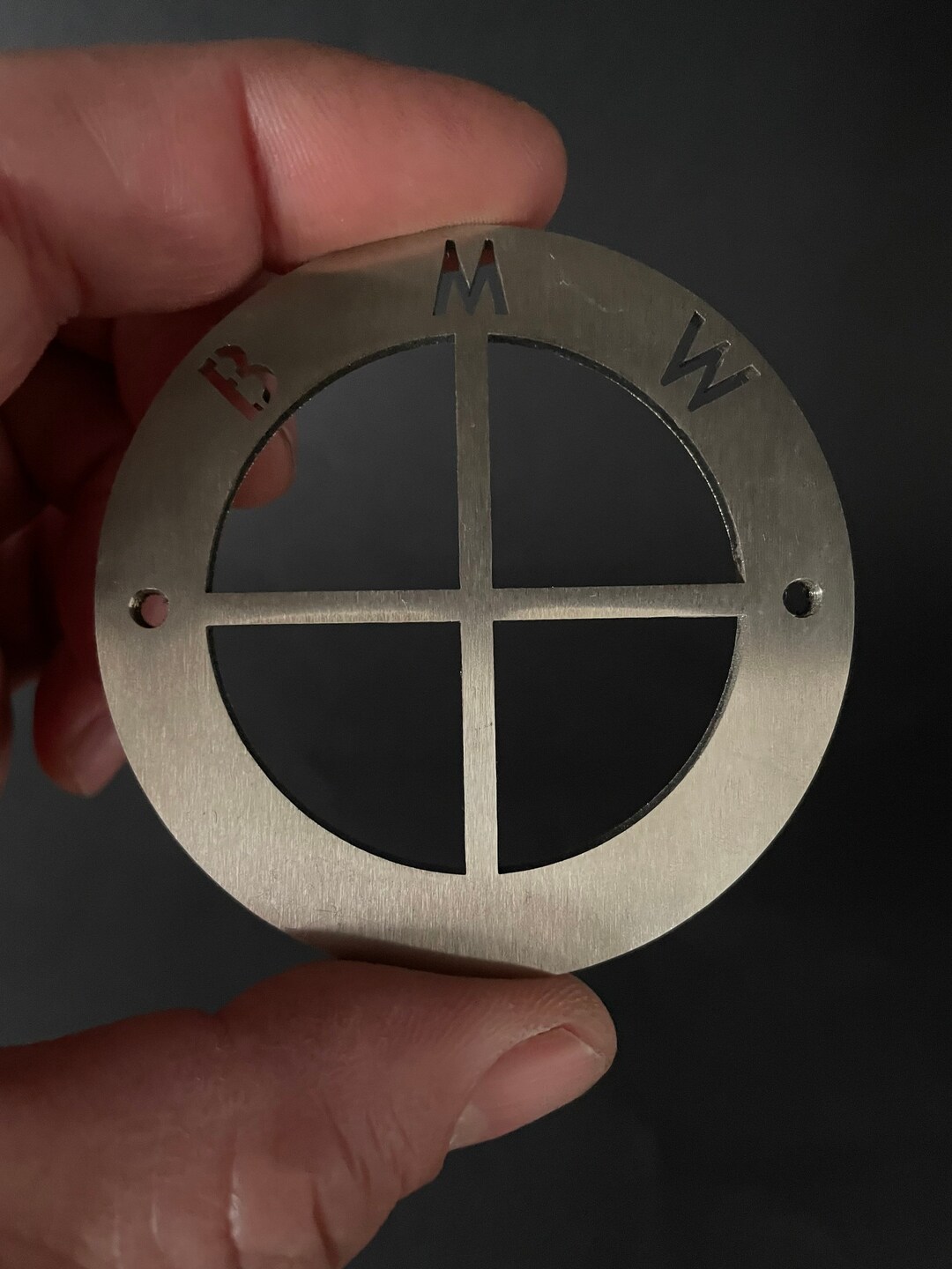 Stainless Steel Roundel Gas Tank Badge /2pcs I - Etsy