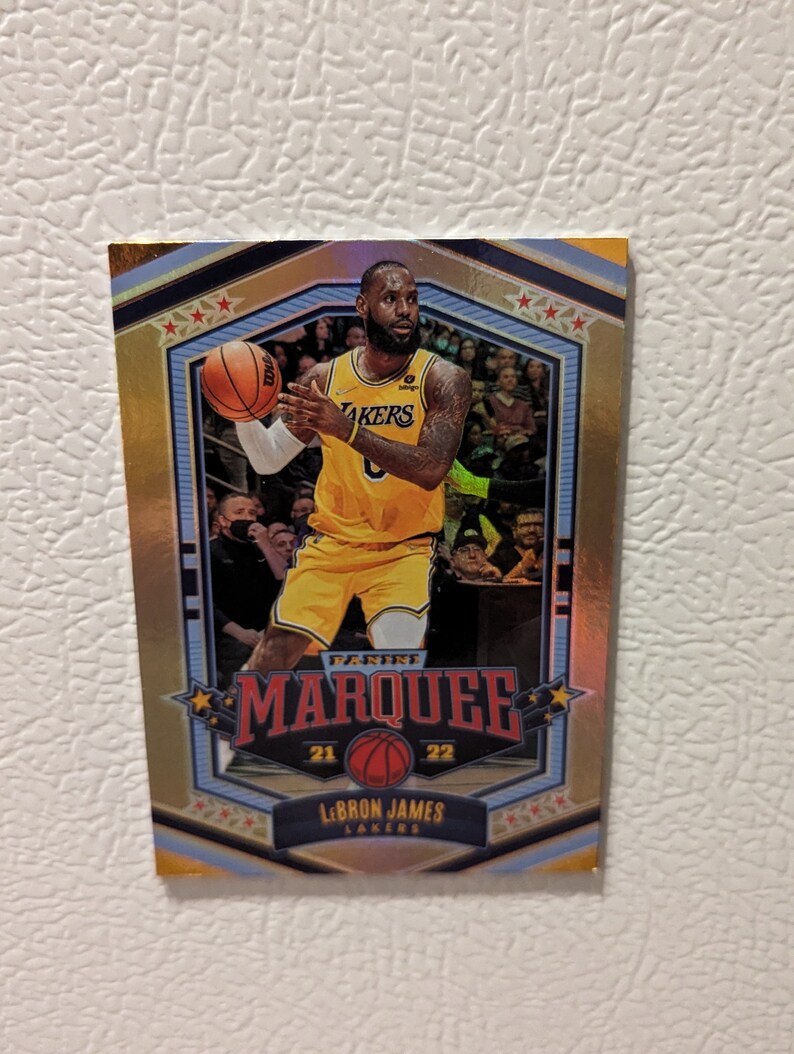 King of the Court Lebron James Fridge Magnet Slam Dunk Your Decor With ...