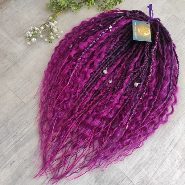 Purple Dreads - Etsy