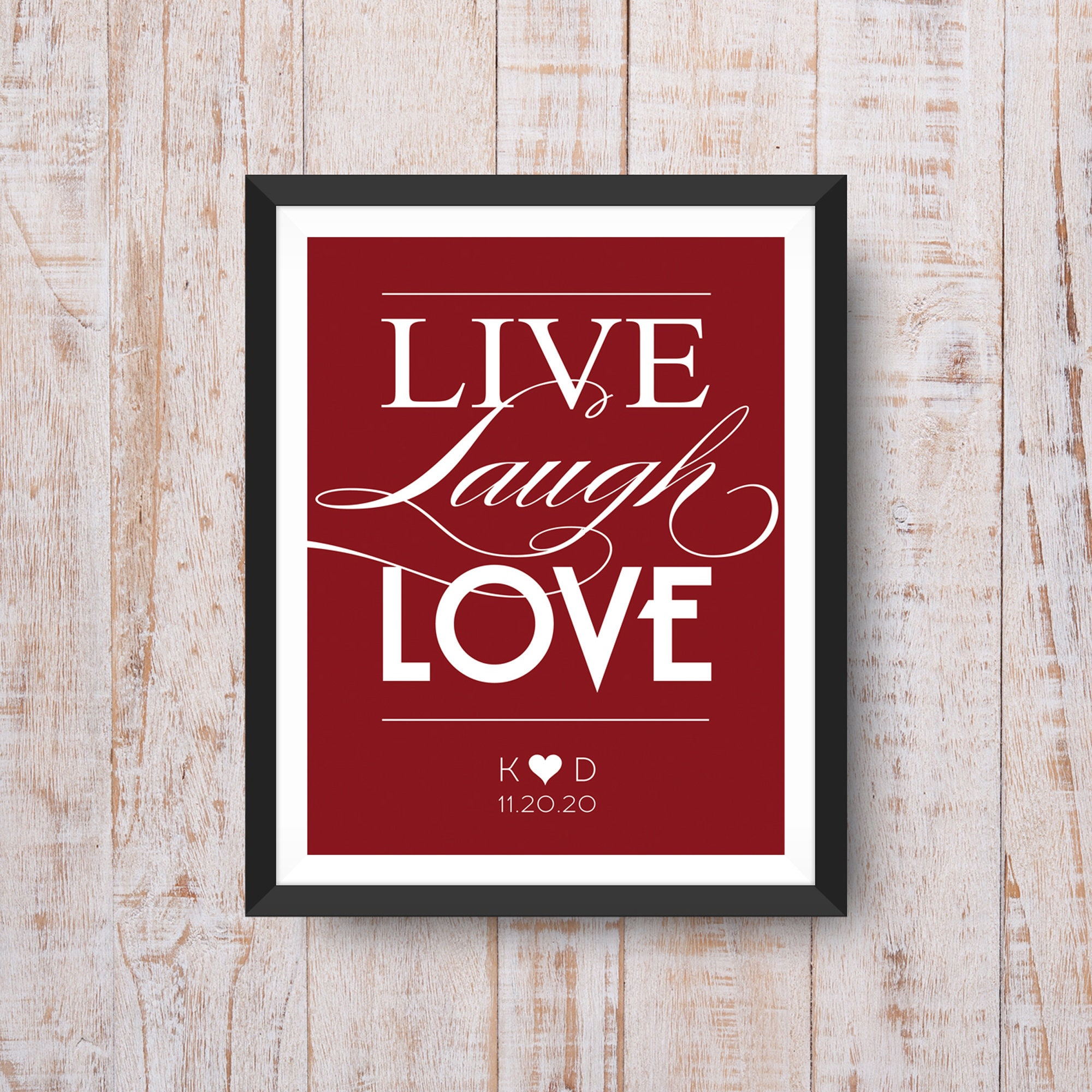 DIGITAL FILE Custom Personalized Wedding Print Home Decor Wedding Gift ...