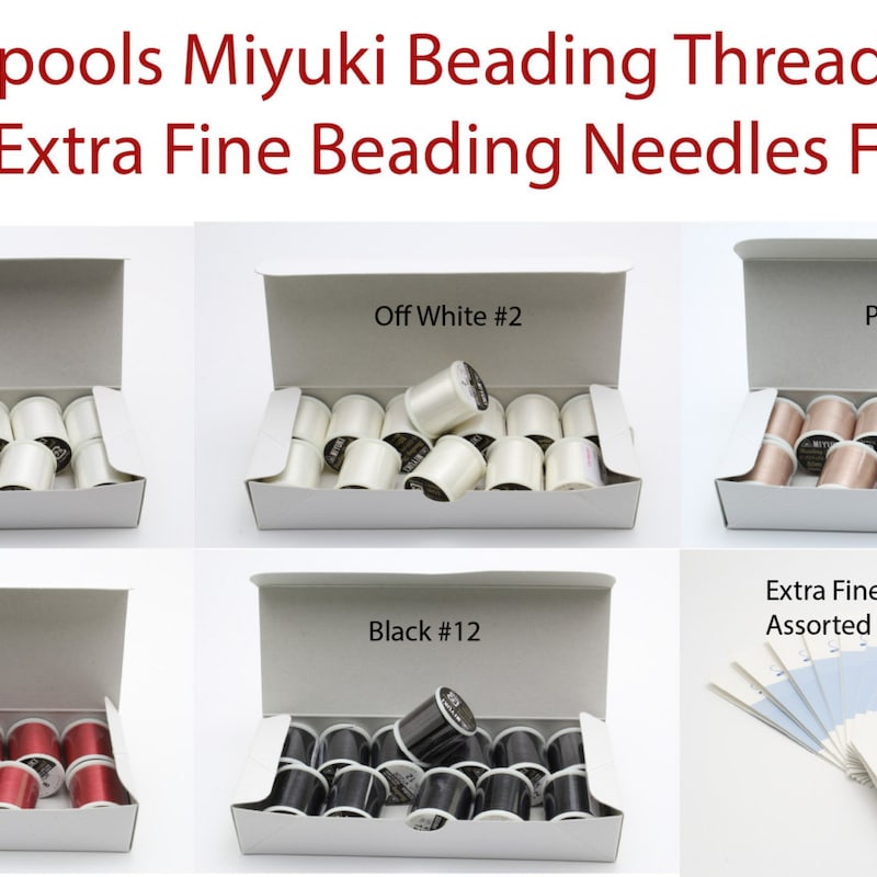 Beading Thread and Needles - Etsy