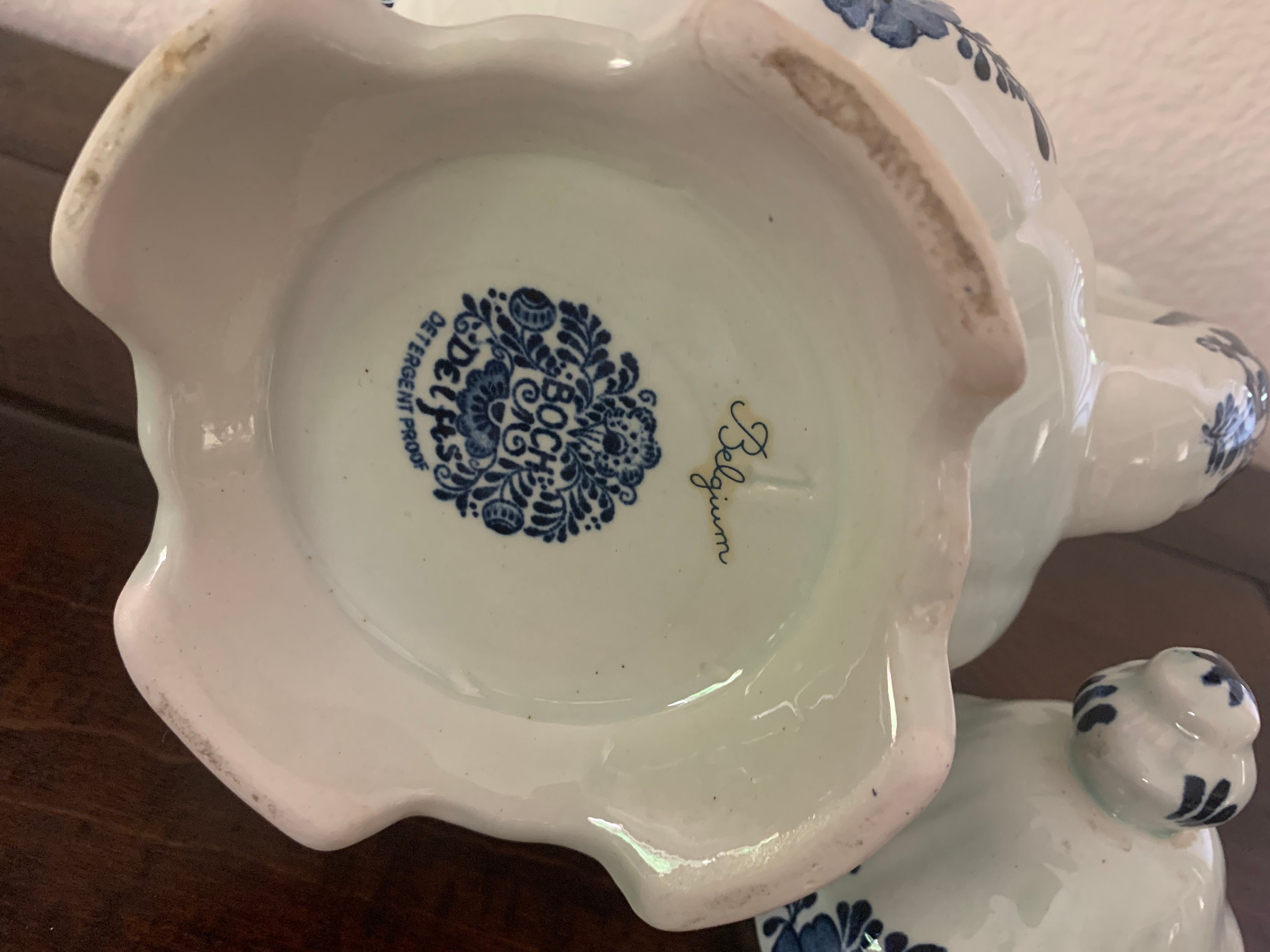 Collectible Vintage Boch Belgium Delft Tea Set Vintage Boch | Etsy