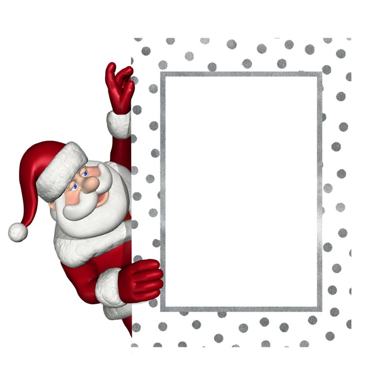 Digital Background Template Virtual Santa Claus Santa - Etsy