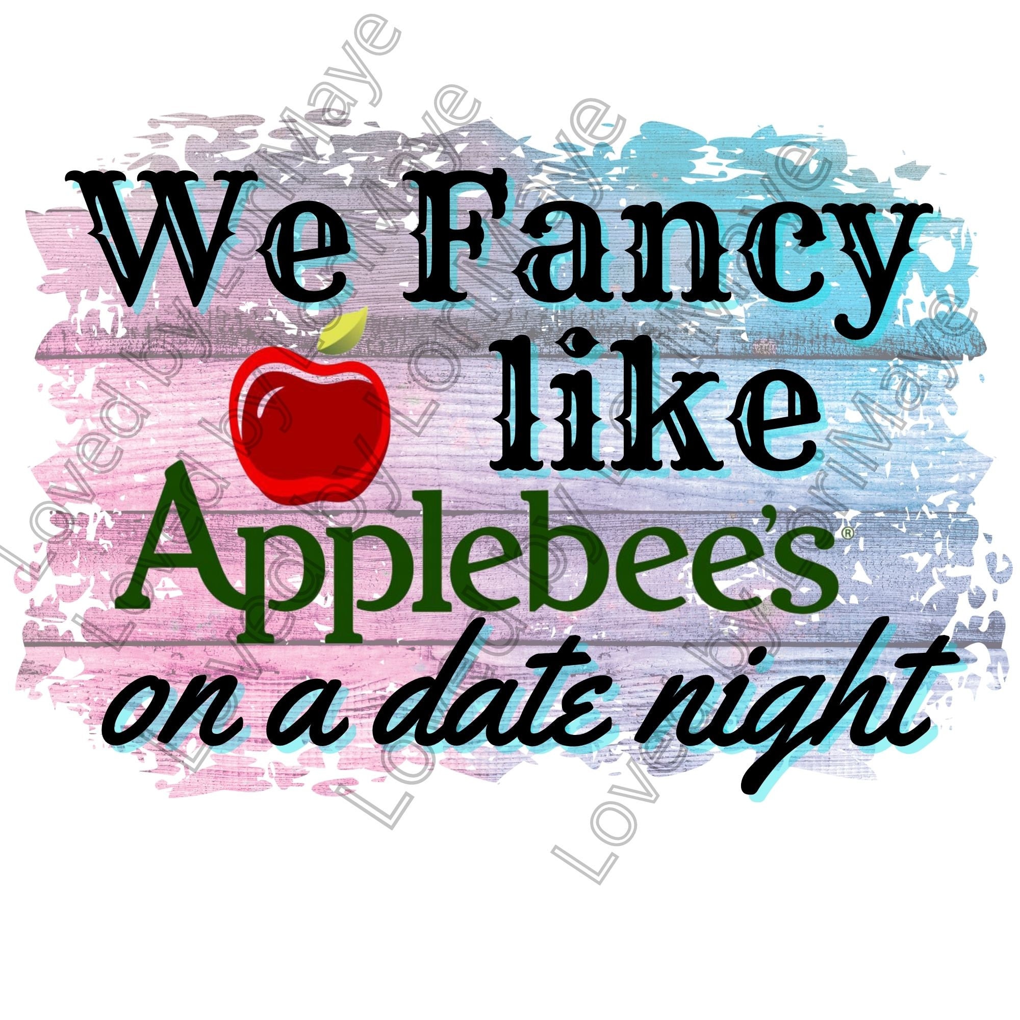 Fancy Like Walker Hayes Applebees on a Date Night PNG | Etsy