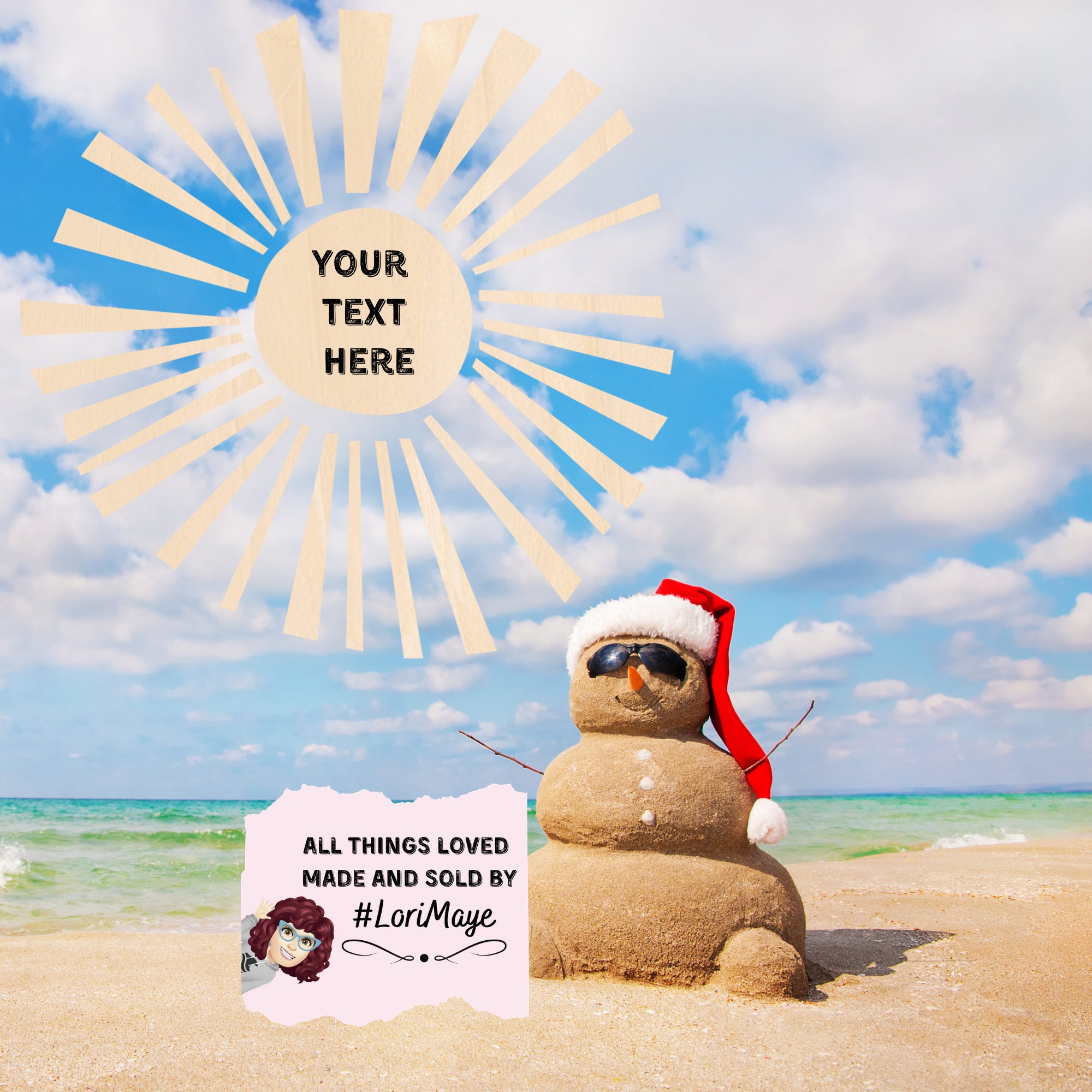 Digital Snowman SVG Background Template Virtual Snowman Christmas SVG ...