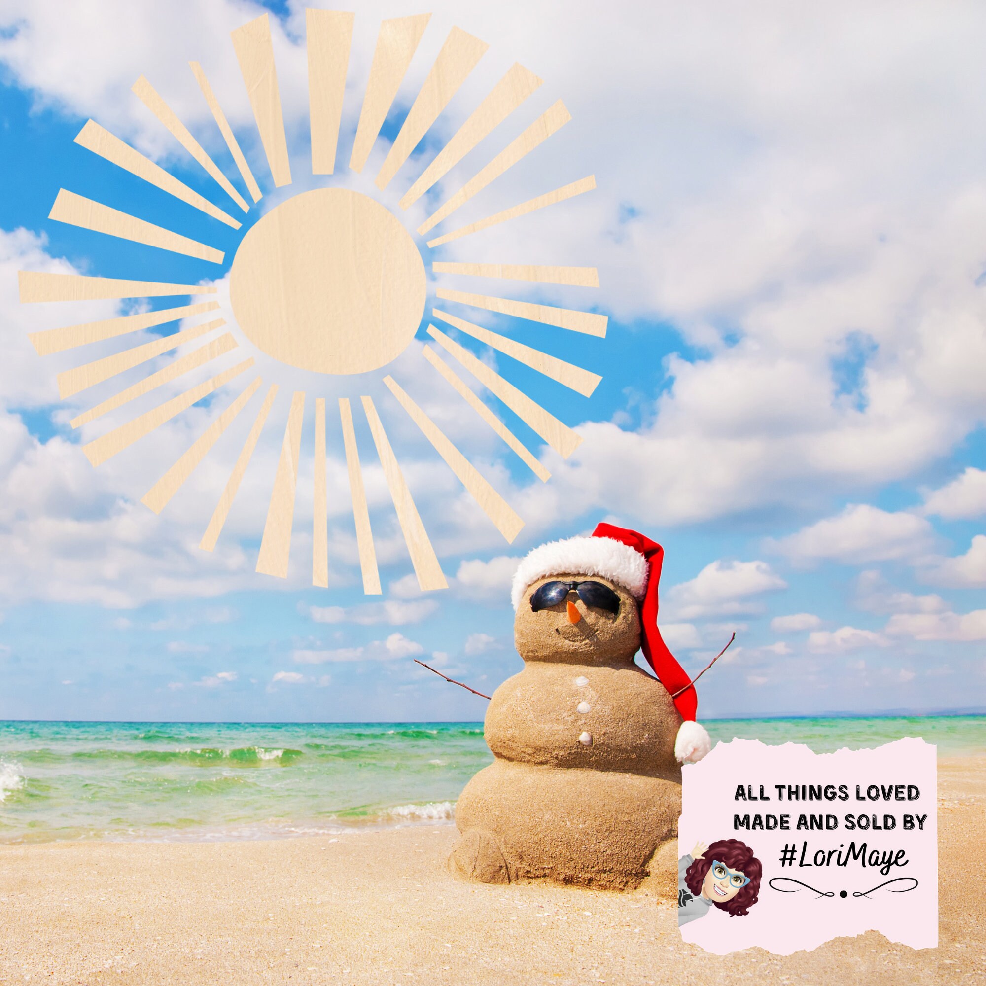 Digital Snowman SVG Background Template Virtual Snowman Christmas SVG ...