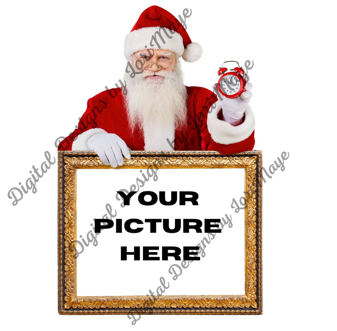Digital Background Template - Virtual Santa Claus - Santa Countdown ...