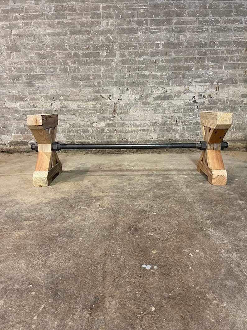 Reclaimed X-base Iron Bench Base - Etsy