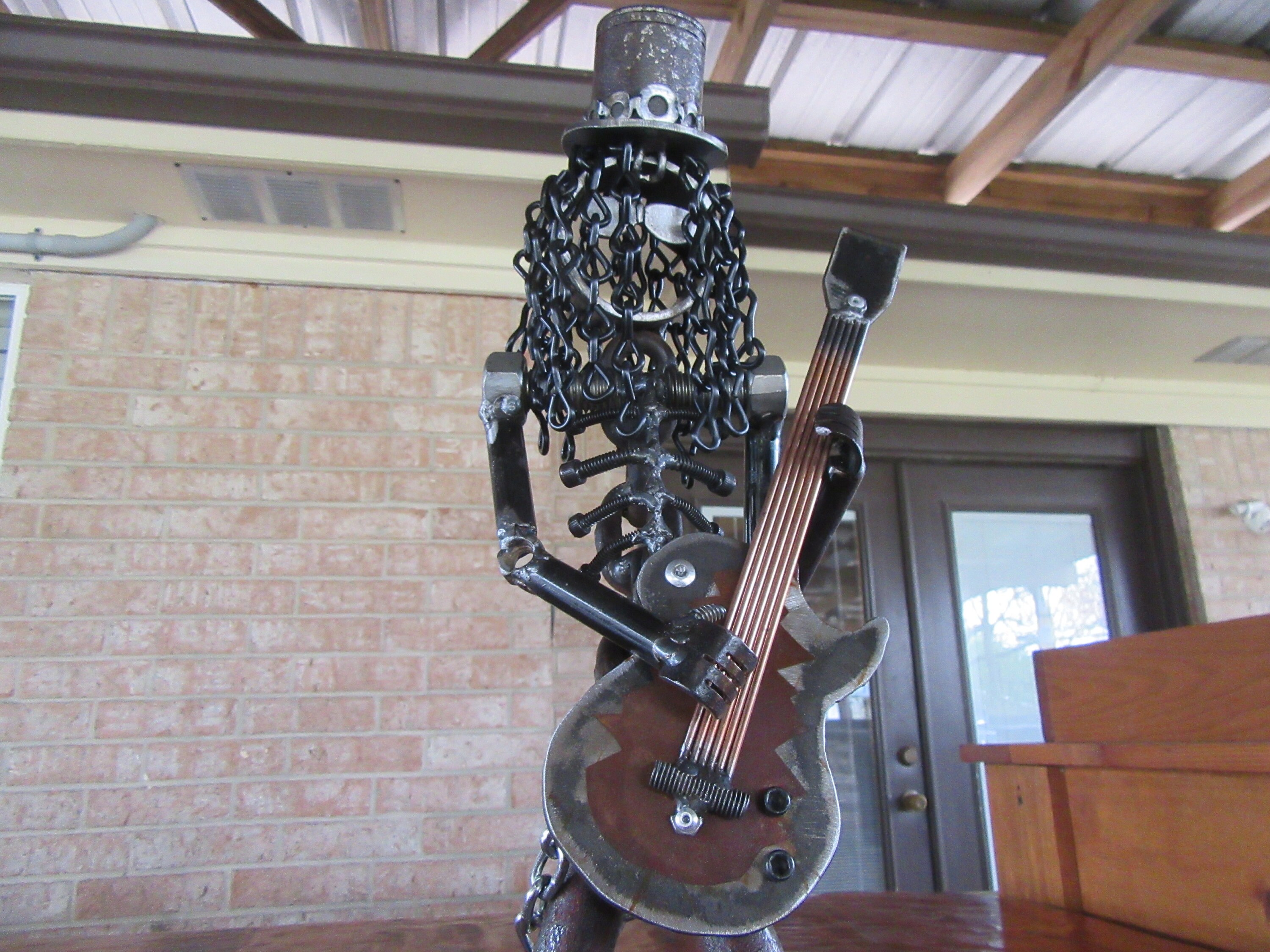 SLASH Welded Sculpture-heavy Metal Art Figurine - Etsy