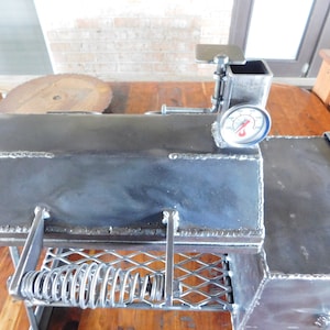 Reverse Flow Mini Smoker BBQ Pit Grill - Etsy