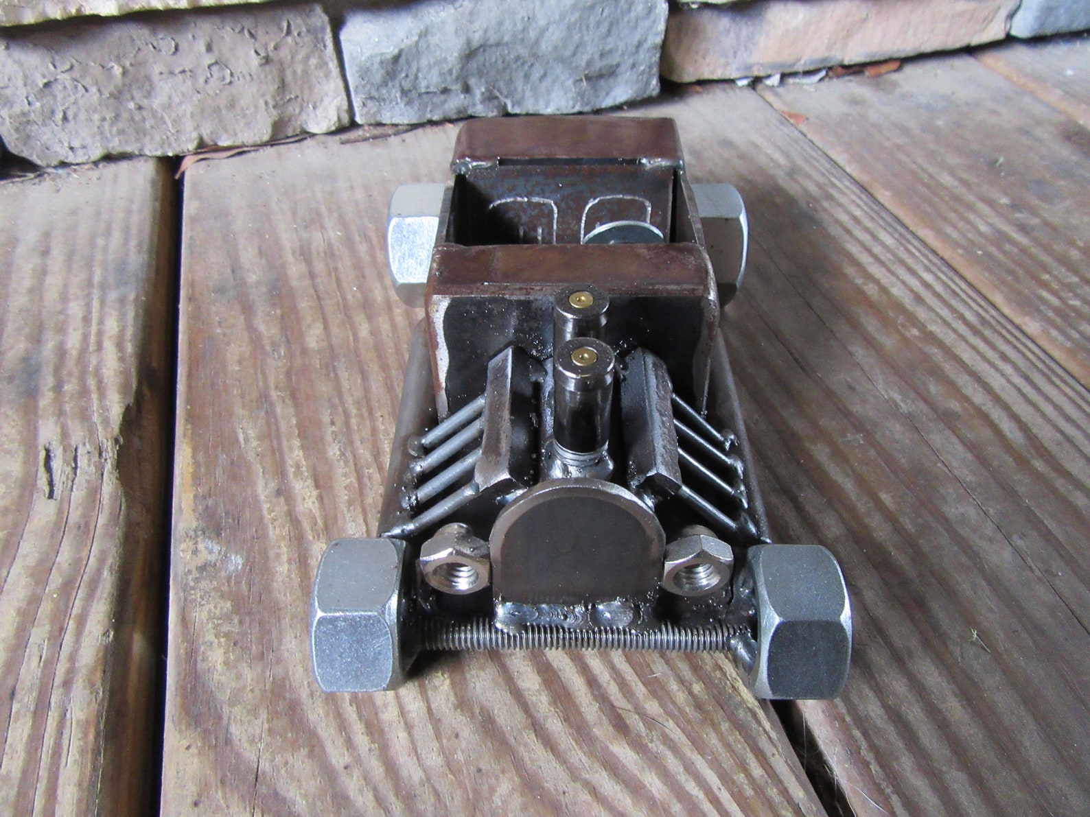 Welded Rat Rod-hot Rod Convertible-welded Art-car Sculpture-rat Rod ...