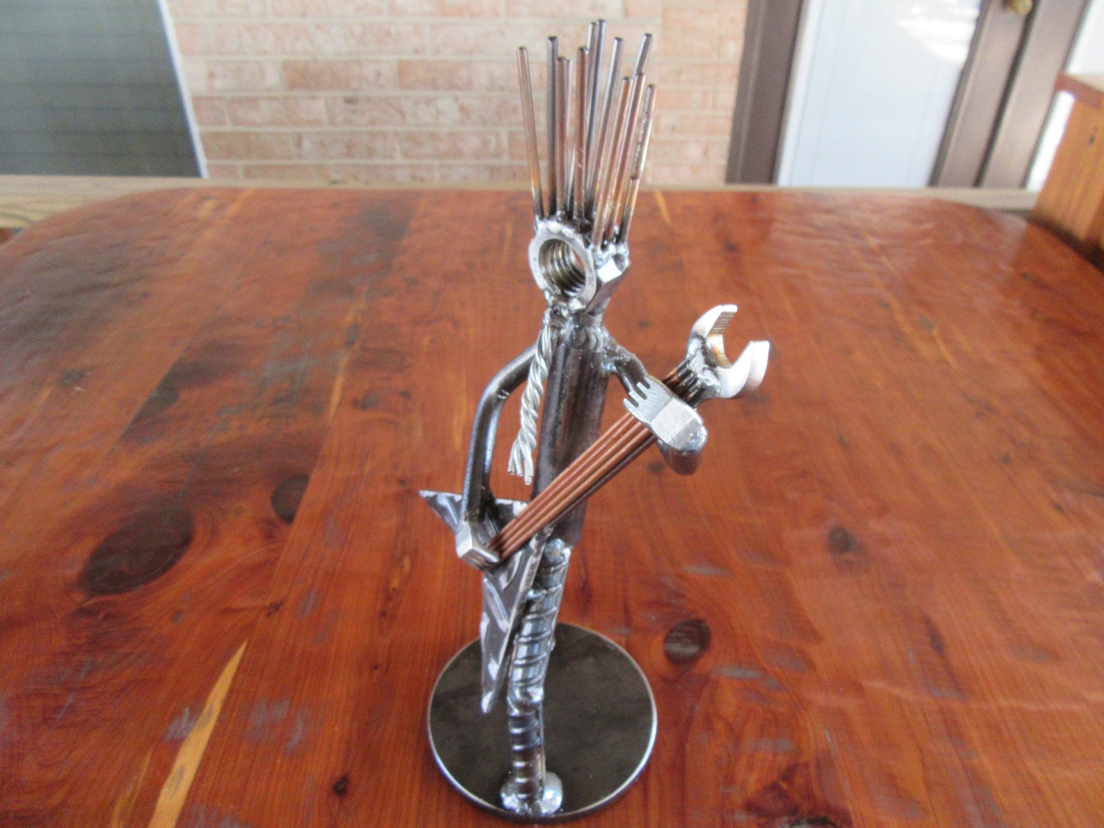 Wayne Static Metal Sculpture-static-x-welded Art-scrap - Etsy
