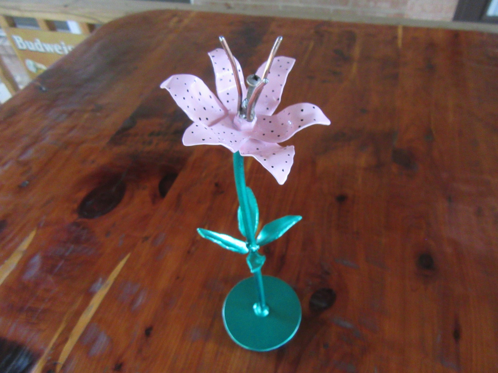 Metal Lily-Welded Art-Forever Flowers-Metal Art | Etsy