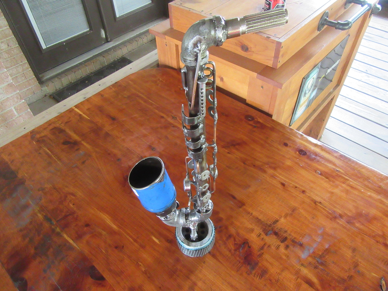 Welded Saxophone Sculpture-welded Art-metal Art-welding - Etsy