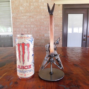 Heavy Metal Guitar Welded Sculpture-welded Art Dean Usa-six String ...