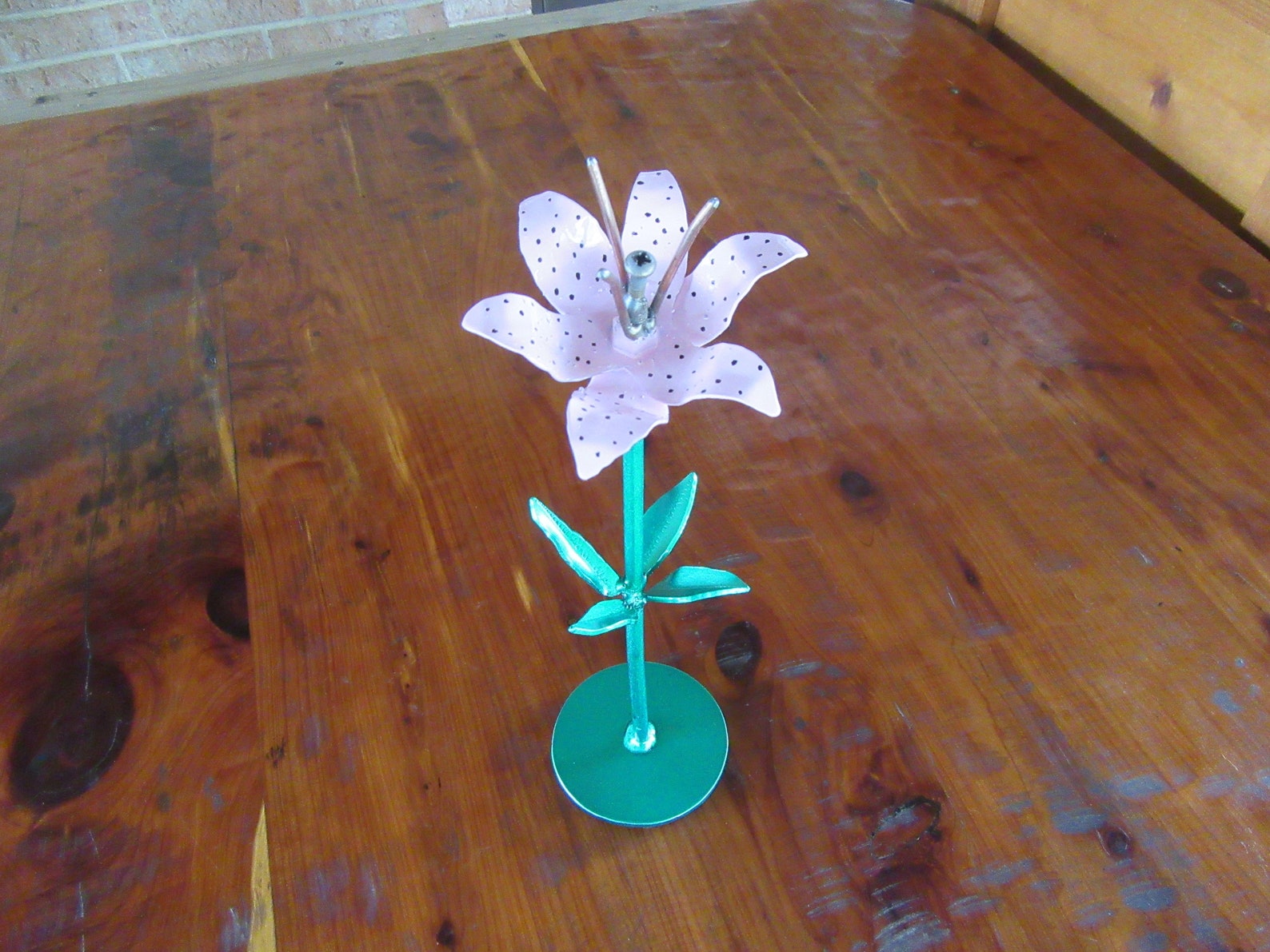 Metal Lily-Welded Art-Forever Flowers-Metal Art | Etsy