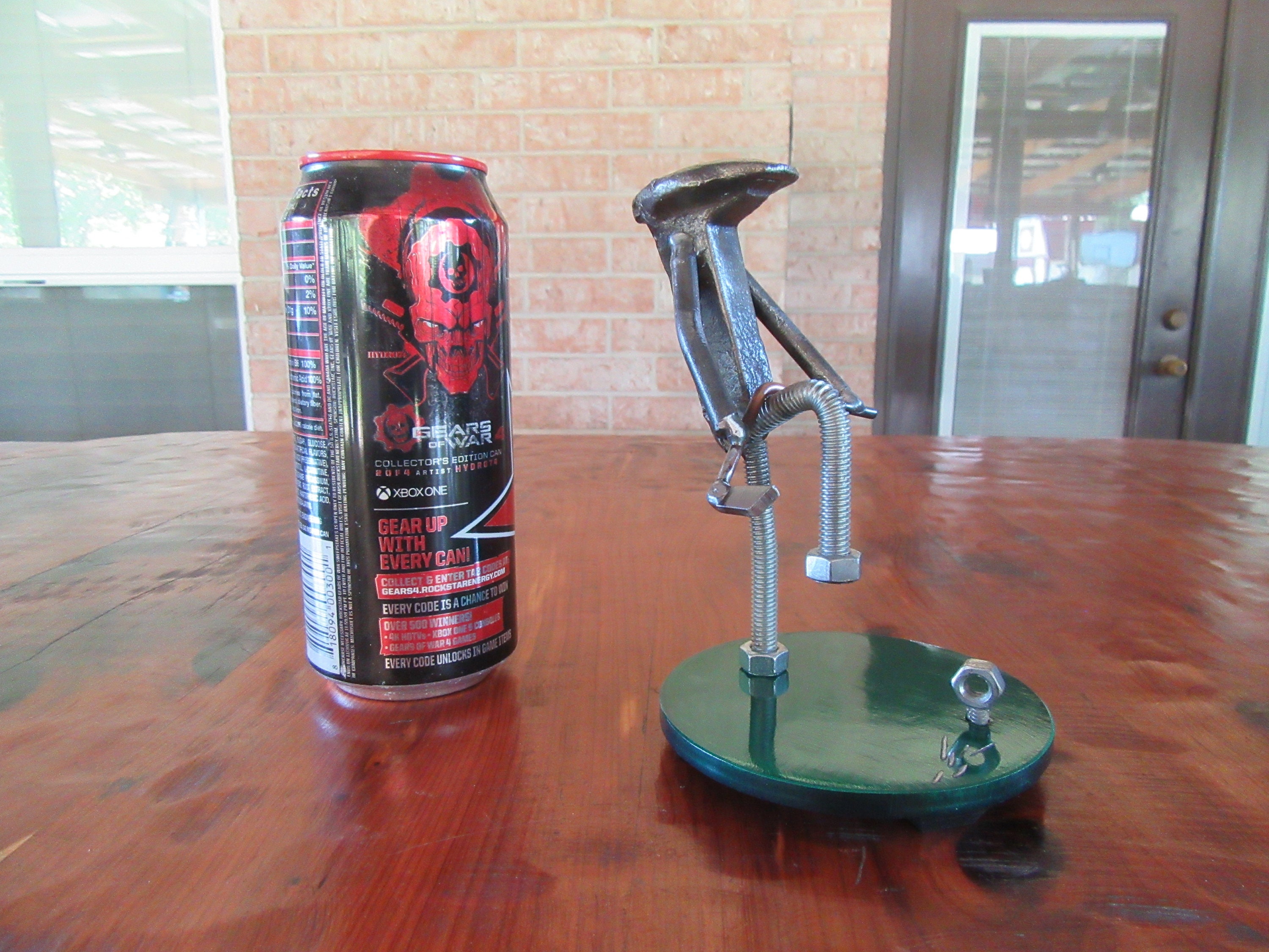 Angry Golfer Sculpture-welded Art-man Playing Golf Metal Art-scrap ...