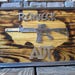 Redneck Security Sign-wood & Metal-metal Art-welded Art-scrap Metal-adt ...