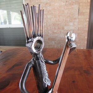 Wayne Static Metal Sculpture Static X Welded Art Guitar Etsy