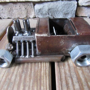 Welded Rat Rod-hot Rod Convertible-welded Art-car Sculpture-rat Rod ...