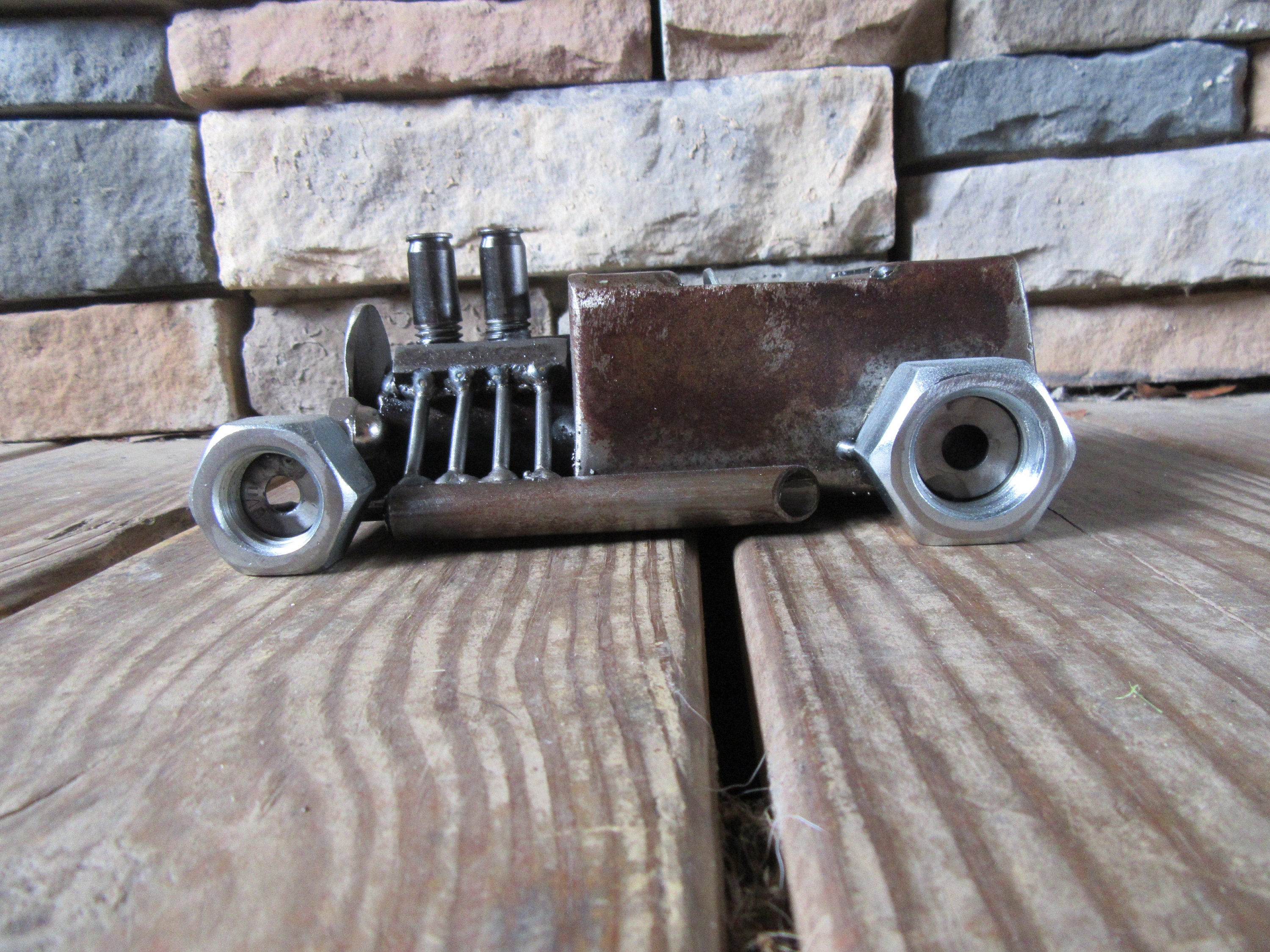 Welded Rat Rod-hot Rod Convertible-welded Art-car Sculpture-rat Rod ...